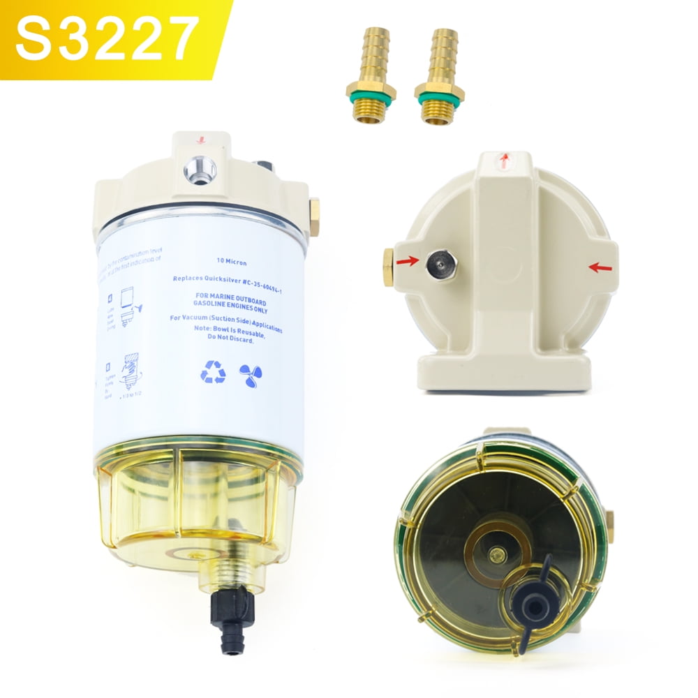 S3227-Fuel Filter and Water Separator Assembly, Mercury Quicksilver OMC ...