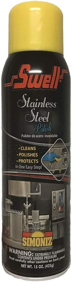 S3336012 PEC 15 oz Swell Stainless Steel Polish Spray - Case of 12 ...