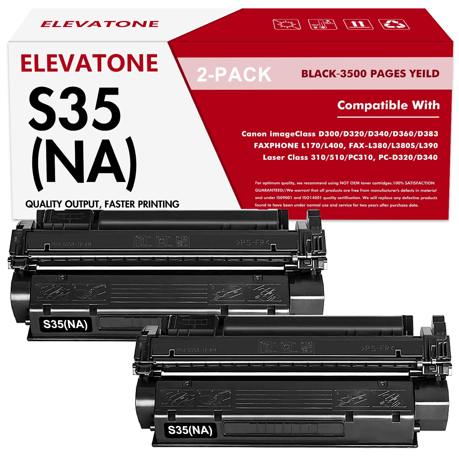 S35(NA) Toner Cartridge Compatible for Canon imageClass D300/D320/D340 ...