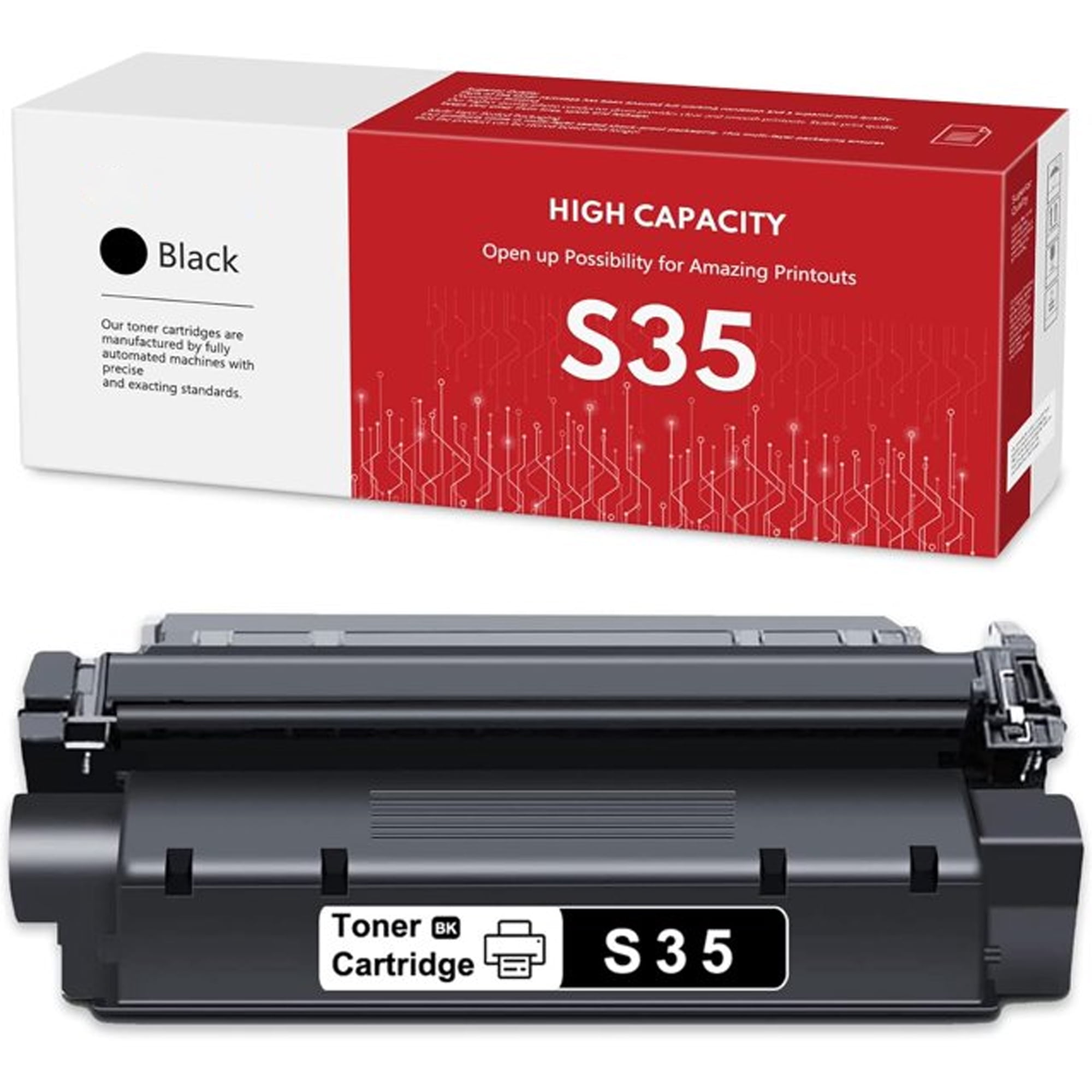S35 Toner Cartridge (1Pack ,Black) Replacement for Canon S35 Black ...