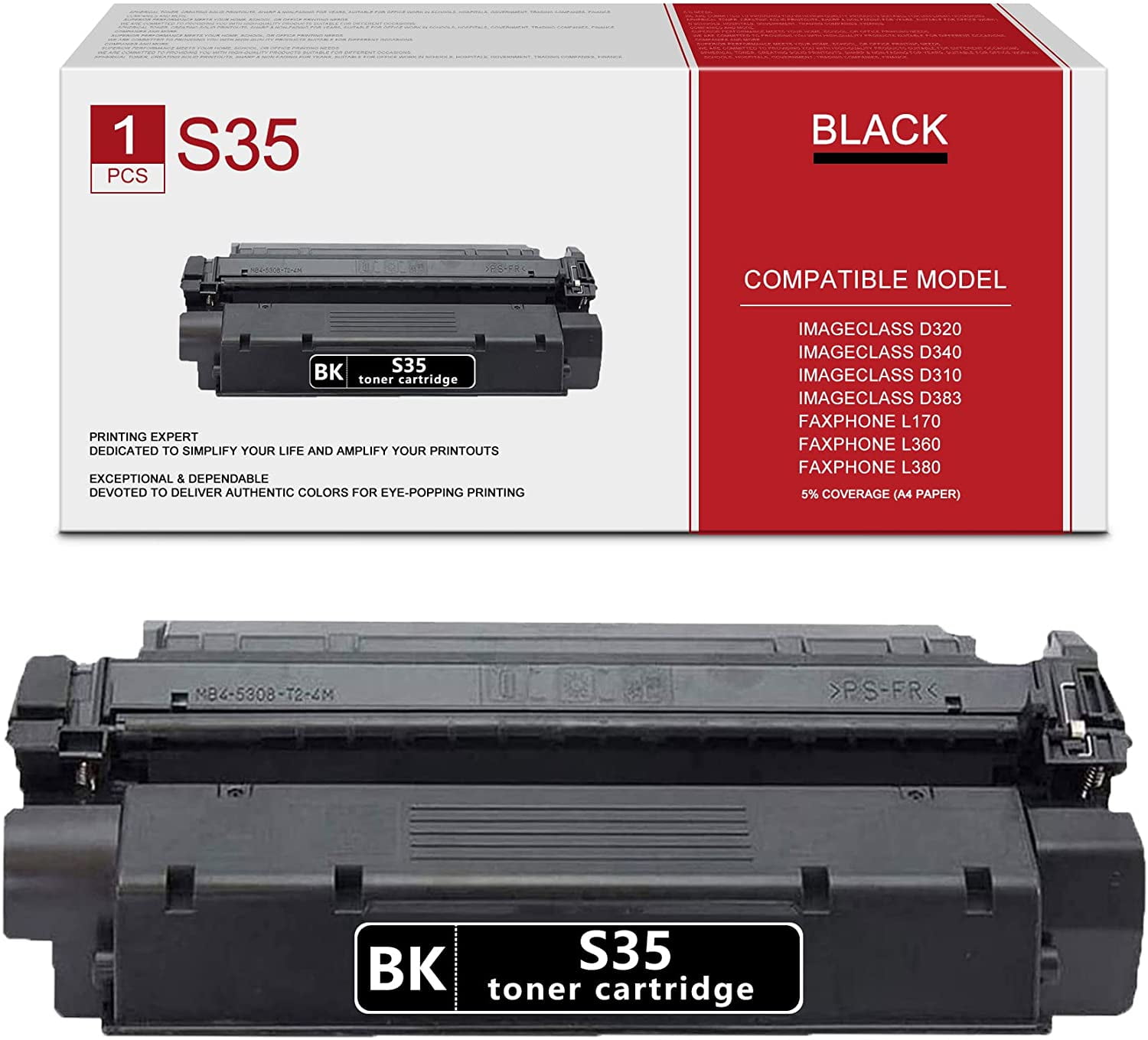 S35 Toner Cartridge Replacement for Canon ImageCLASS D320 D340 D310 ...