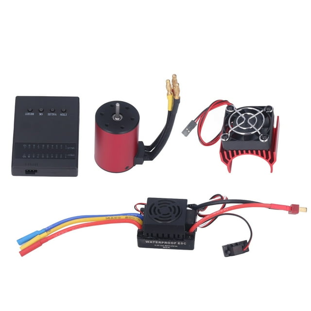 S3650 3100kv Waterproof Brushless Motor 60a Brushless Esc Motor Cooling Fan Esc