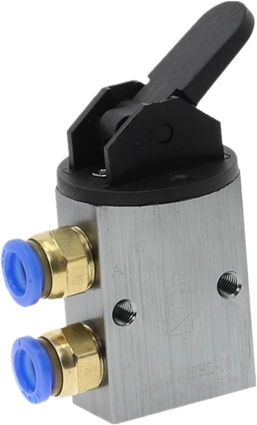 S3HL-08 2 Position 3 Way Manual Handle Control Pneumatic Mechanical ...