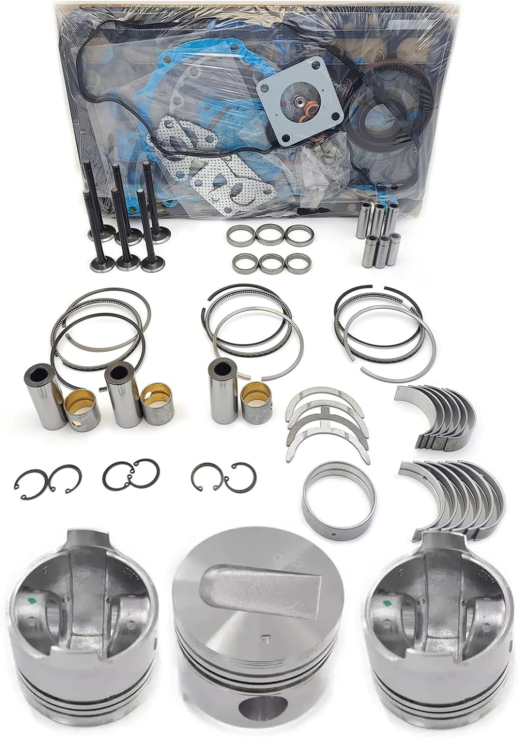 S3L Engine Overhaul Rebuild Kit (No cylinder liner) for Mitsubishi S3L2 ...