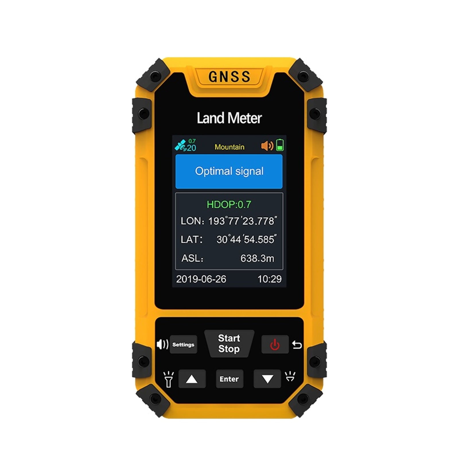 S4 Color Screen GPS Land Meter Surveying Machine Professional GNSS receiver Area Measurement ...