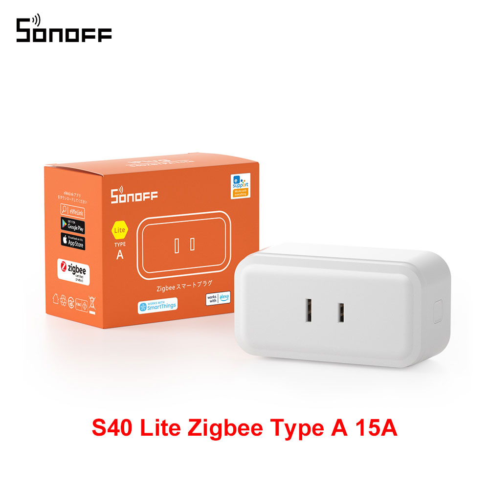 S40 Lite 15A ZigBee Smart Socket Wireless Plug MINI Compact Work as ...
