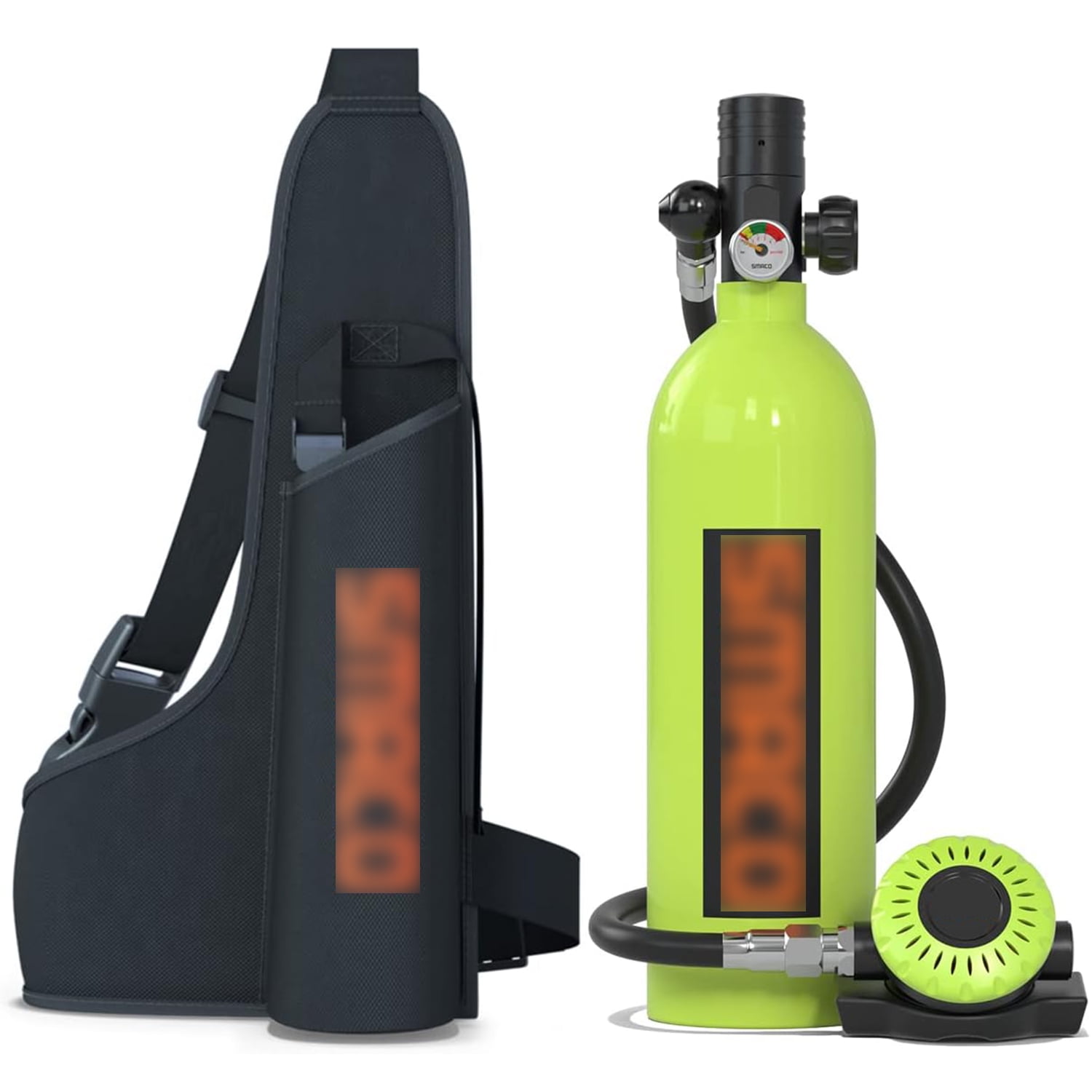 S400 Plus Mini Scuba Tank 1L Portable Mini Diving Tank Reusable Pony ...