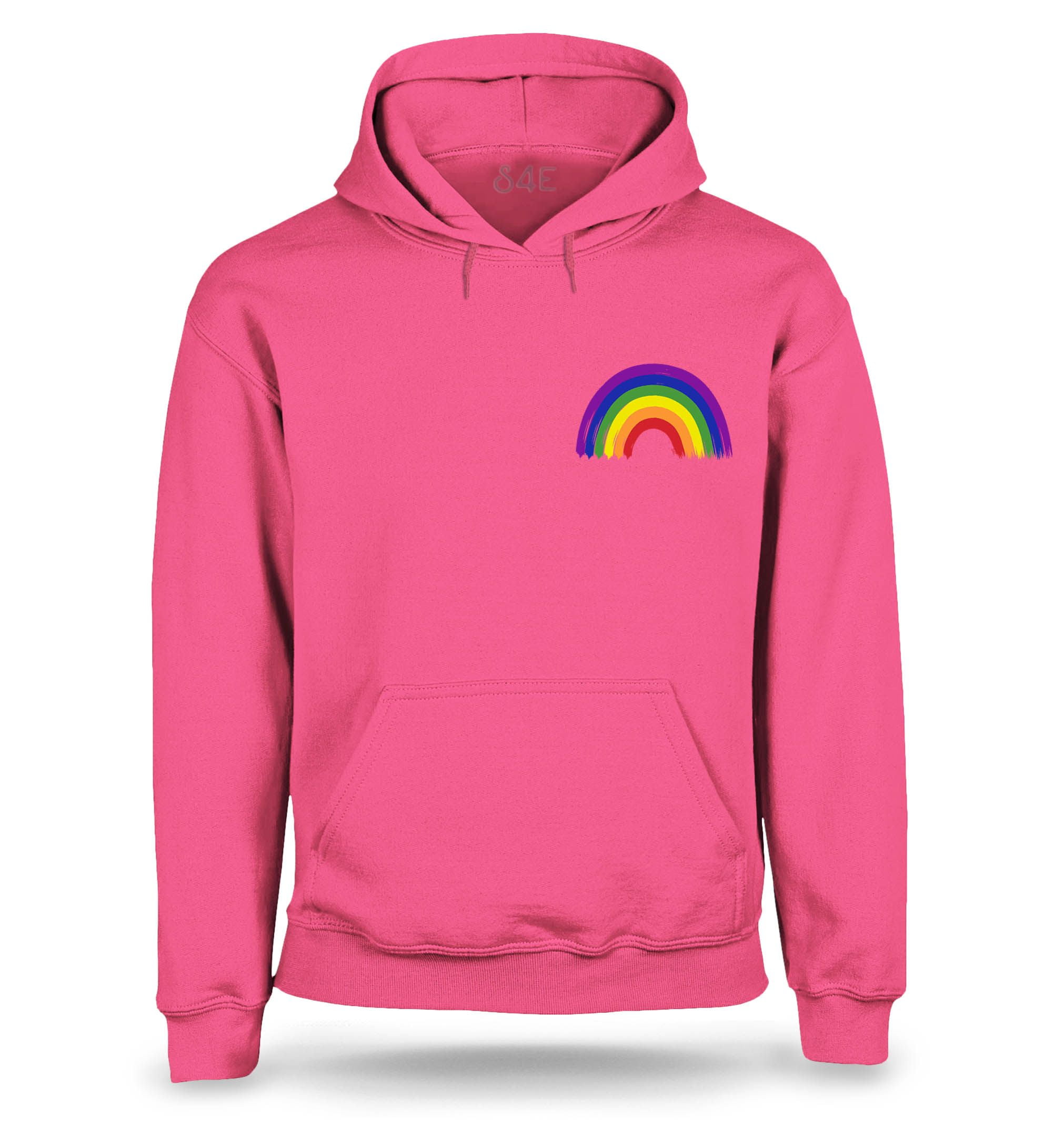 S4E Men's Rainbow Flag LGBTQ Gay Pride Hoodie Sweatshirts Large ...