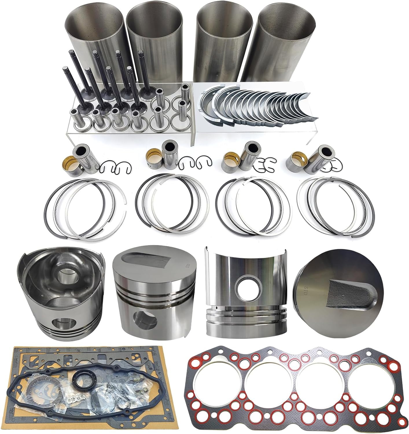 S4E2 Engine Overhaul Rebuild Kit For Mitsubishi S4E2 Engine BD2G-2B5 ...
