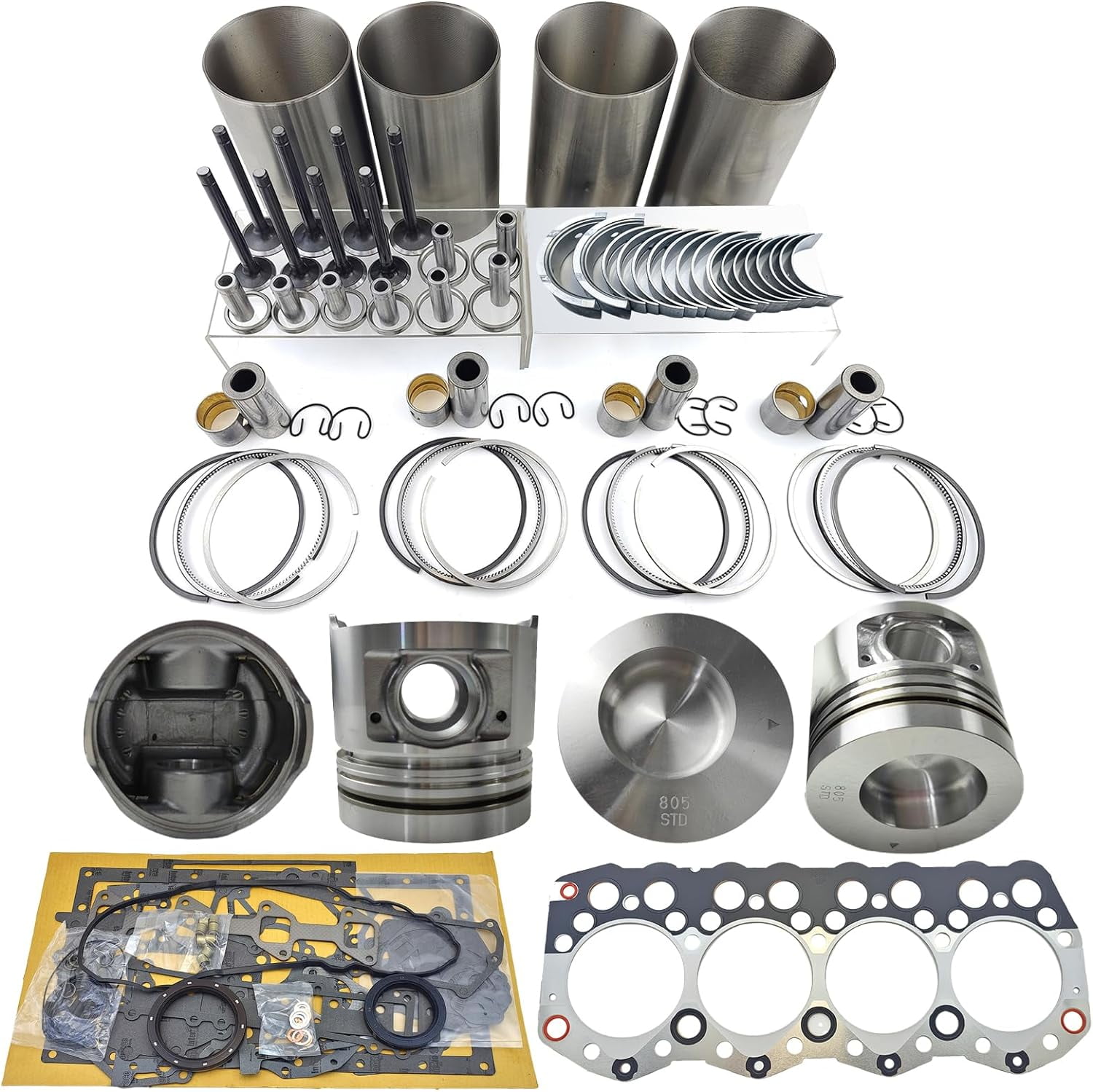 S4S Engine Overhaul Rebuild Kit Piston Combustion Chamber 53.5mm For ...