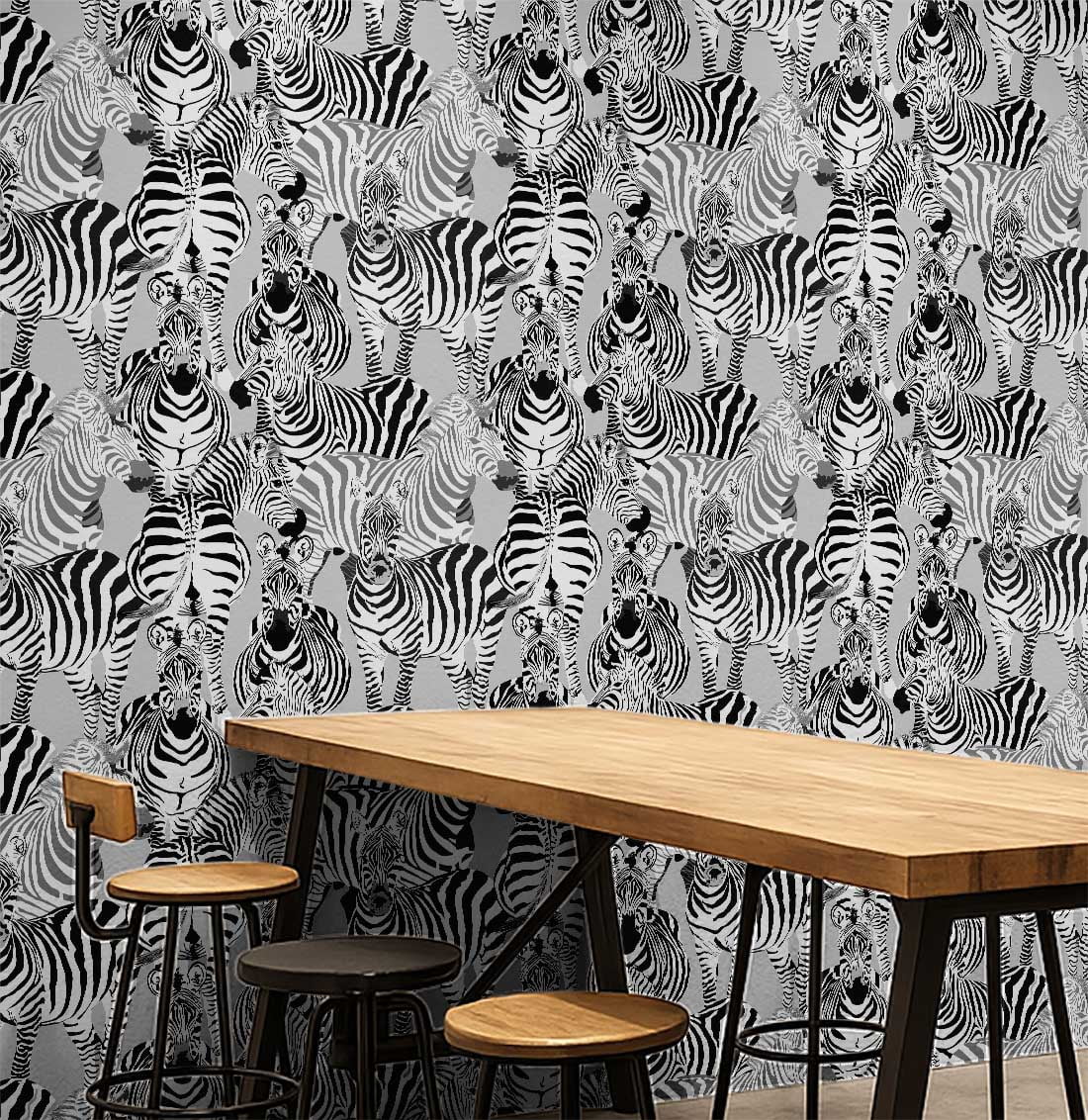 S4Sassy Animal Print Wallpaper - Removable Wall Covering, 25" X 240 ...