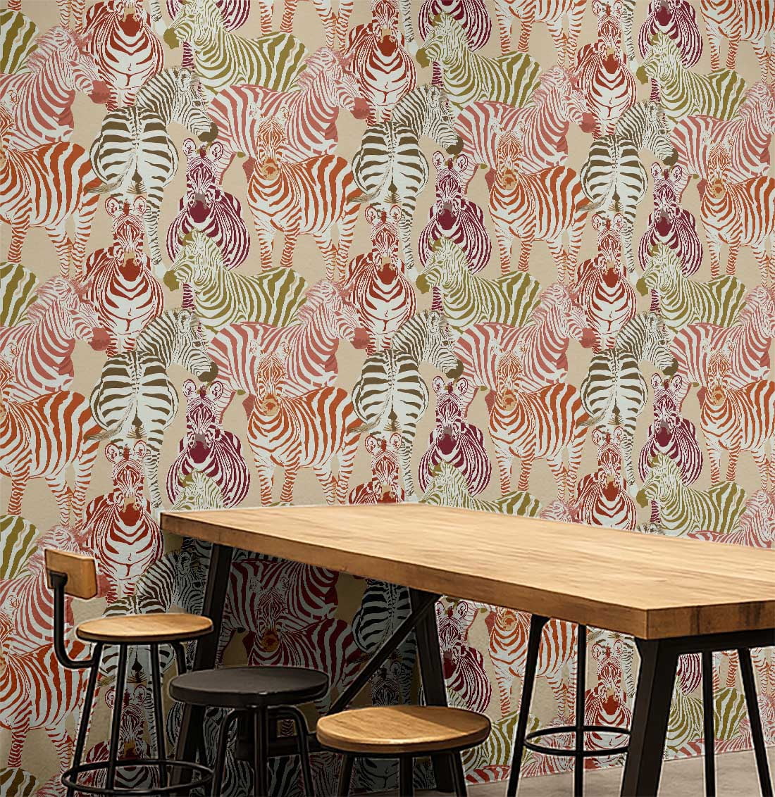 S4Sassy Animal Print Wallpaper - Removable Wall Covering, 25" X 360 ...