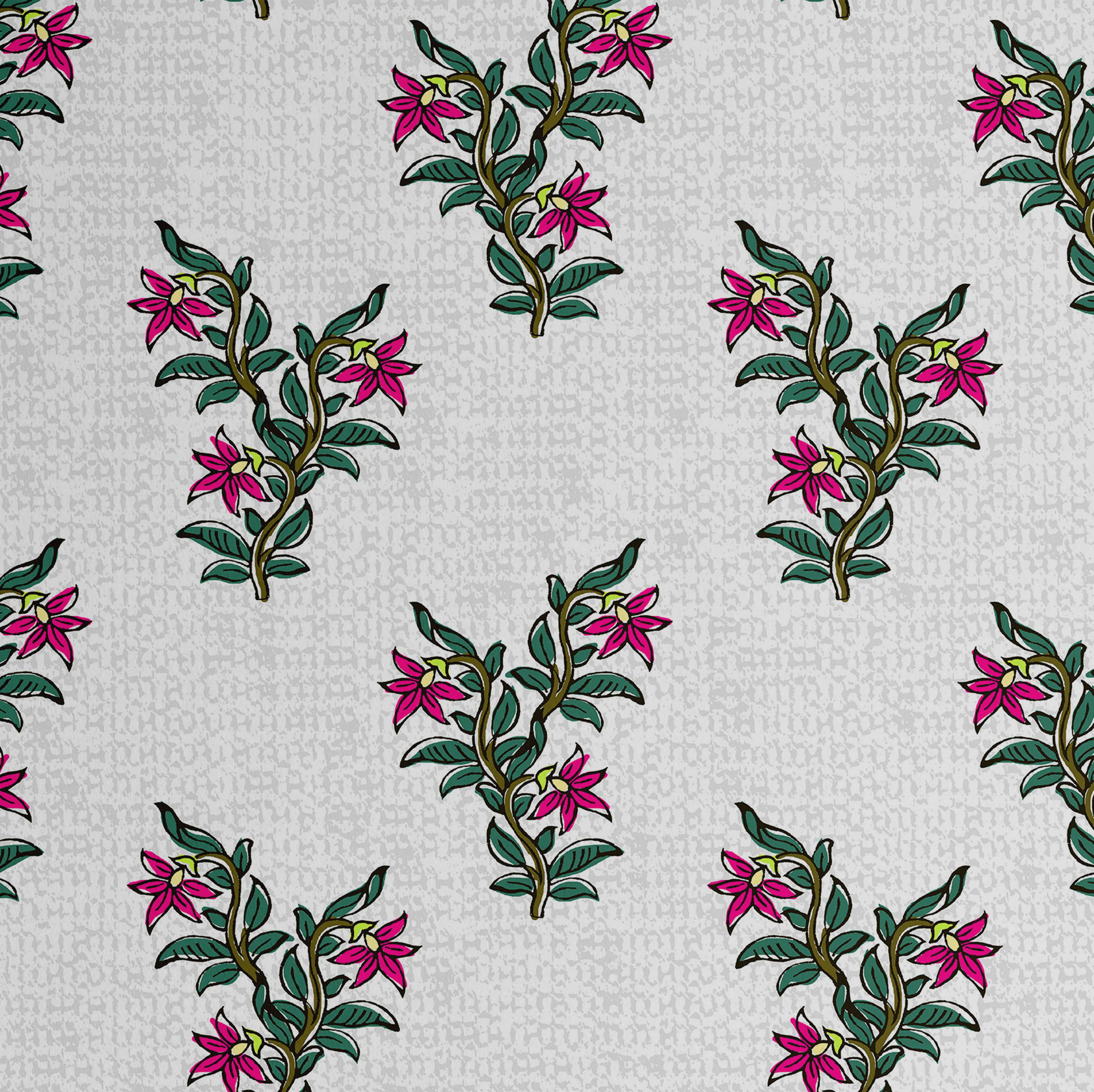 S4Sassy Buta Design Wallpaper - Asian Style Wall Covering, 25" X 360 ...