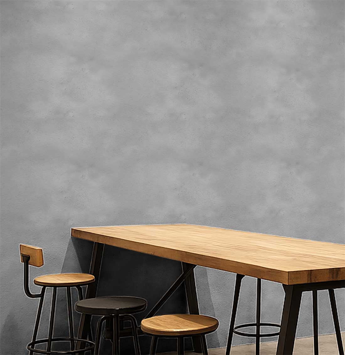 S4Sassy Concrete Finish Wallpaper - Commercial Space Wall Covering, 25 ...