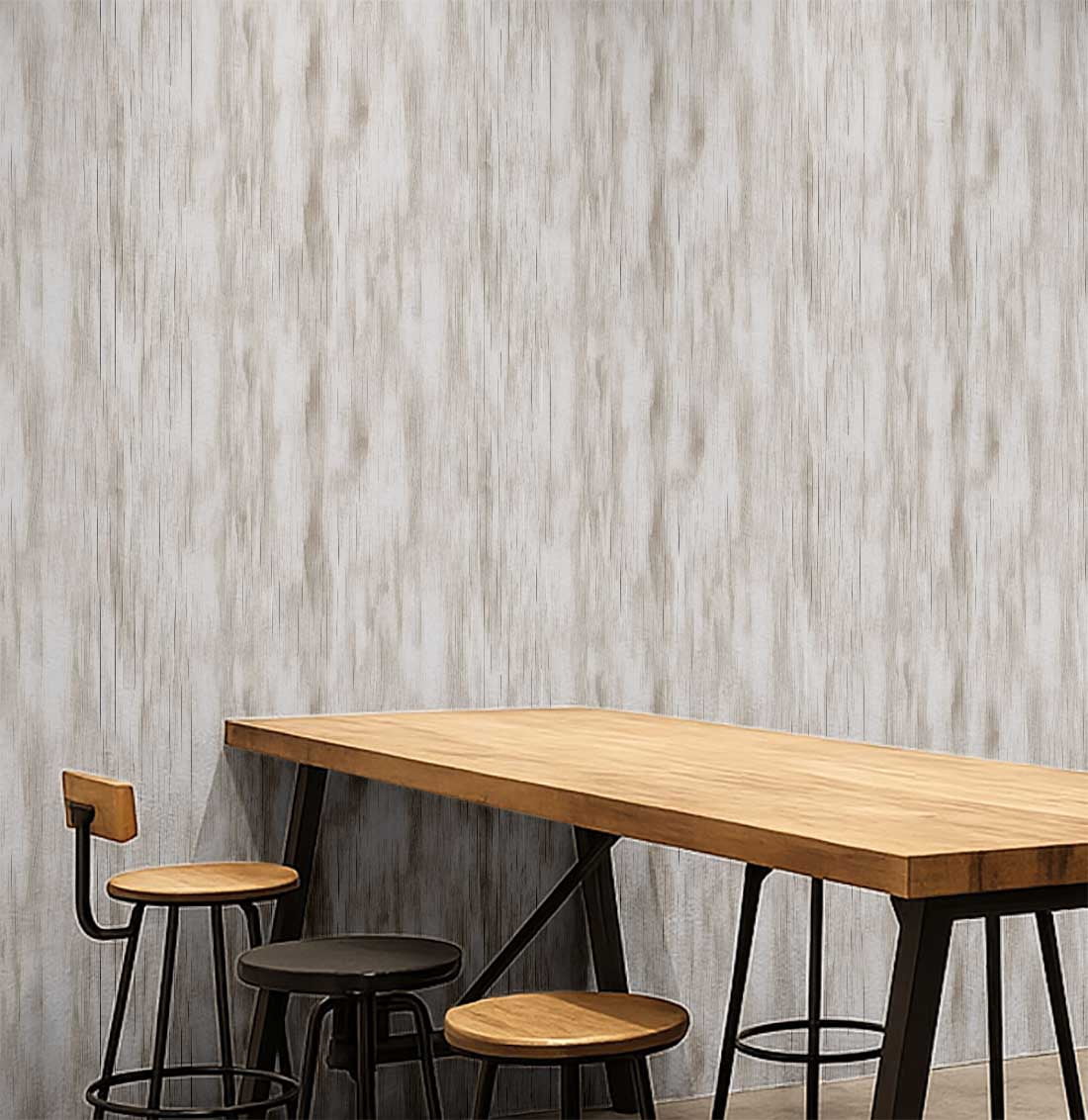 S4Sassy Driftwood Texture Wallpaper - Commercial Space Wall Covering ...