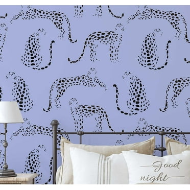 S4Sassy Floral Vine Wallpaper - Blue Wall Covering, 25" x 360" Self ...
