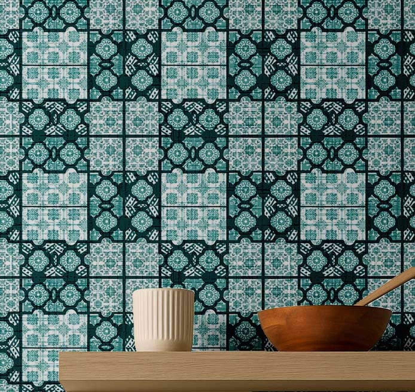 S4Sassy Peel & Stick Vinyl Wallpaper, Tile Squares Wallpaper Contact ...