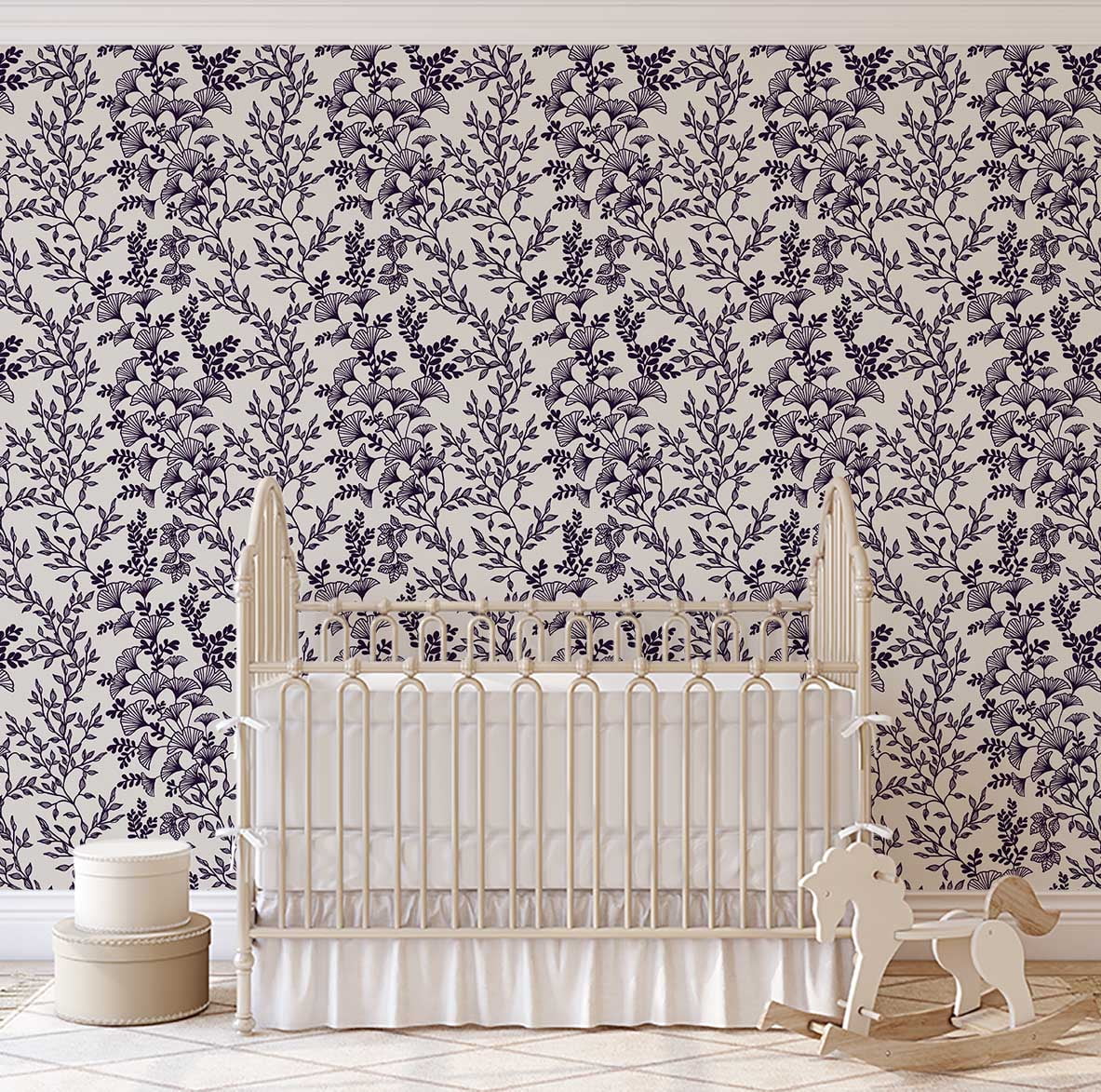 S4Sassy Peel and Stick Wall Covering, Botanical Branch Wallpaper ...