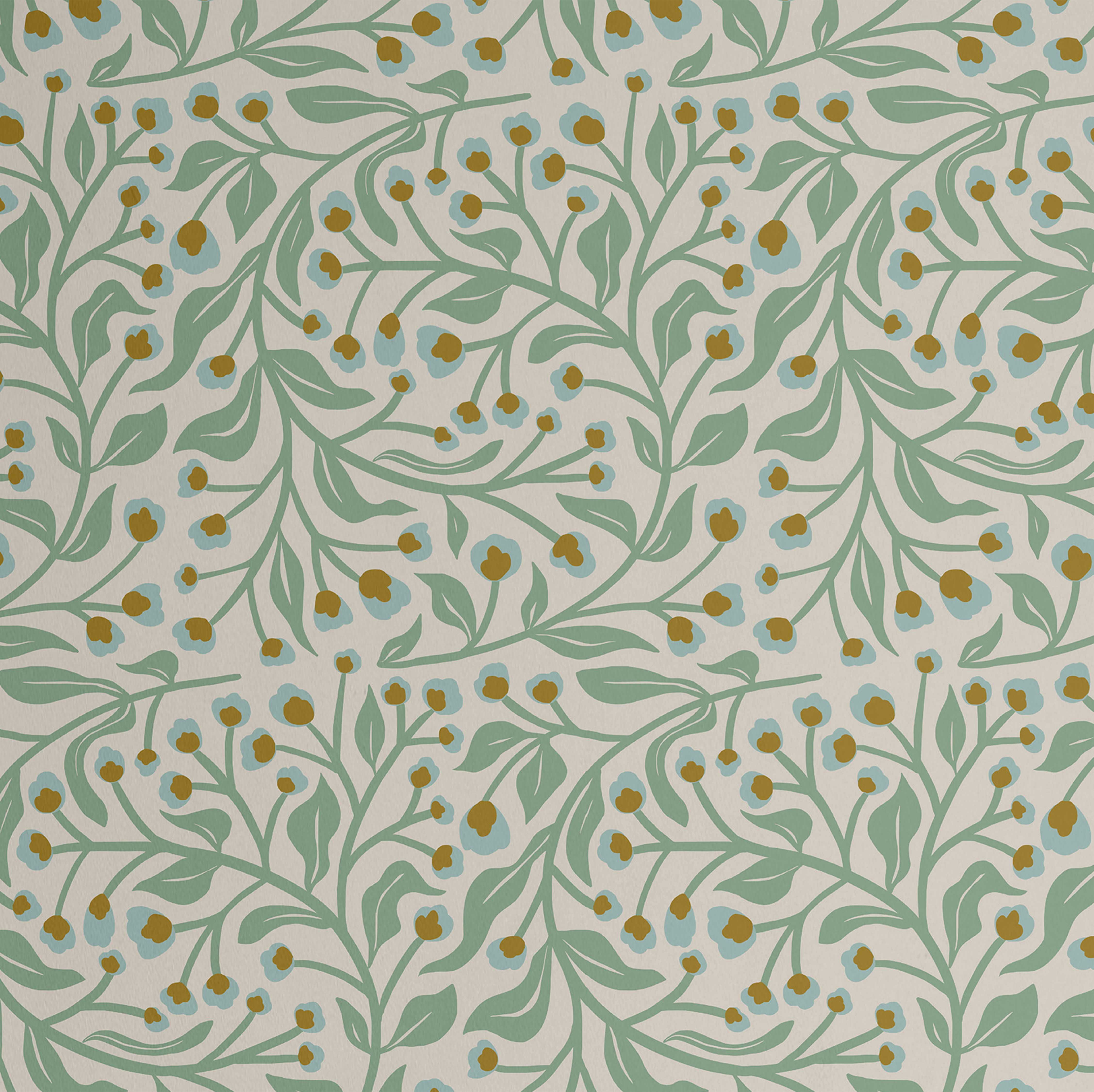 S4Sassy Peel and Stick Wall Covering, Floral Vine Print Removable Walls ...