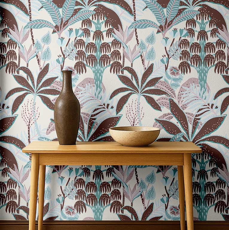 S4Sassy Peel and Stick Walls Covering, Tropical Banana Tree Print ...