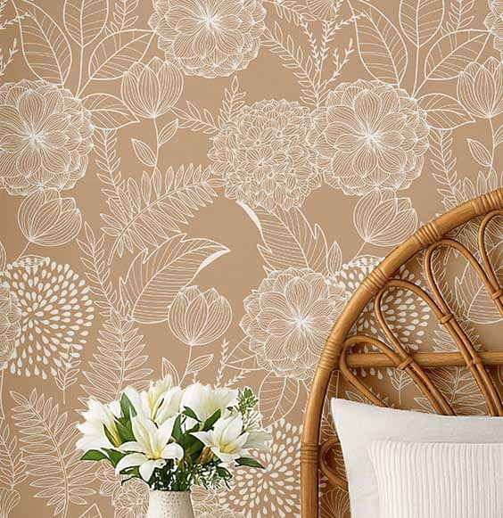 S4Sassy Removable Nature-Inspired Waterproof Wall Wrap, Finish ...