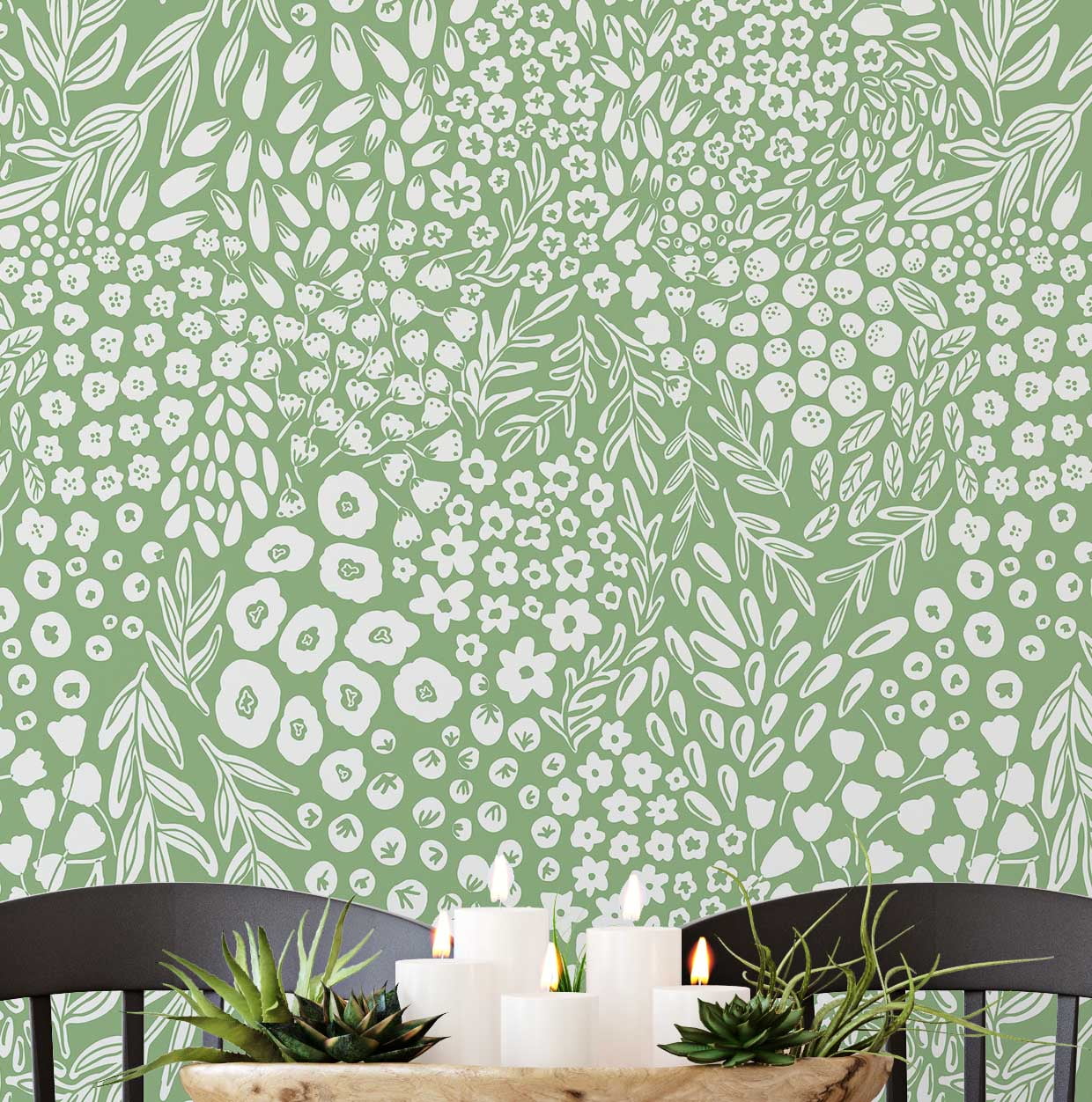S4Sassy Removable Nature-Inspired Waterproof Wall Wrap, Finish ...