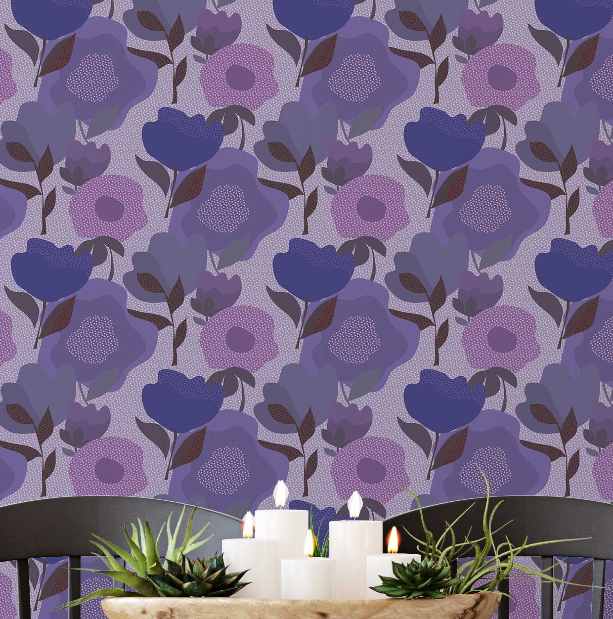 S4Sassy Removable Nature-Inspired Waterproof Wall Wrap, Finish ...