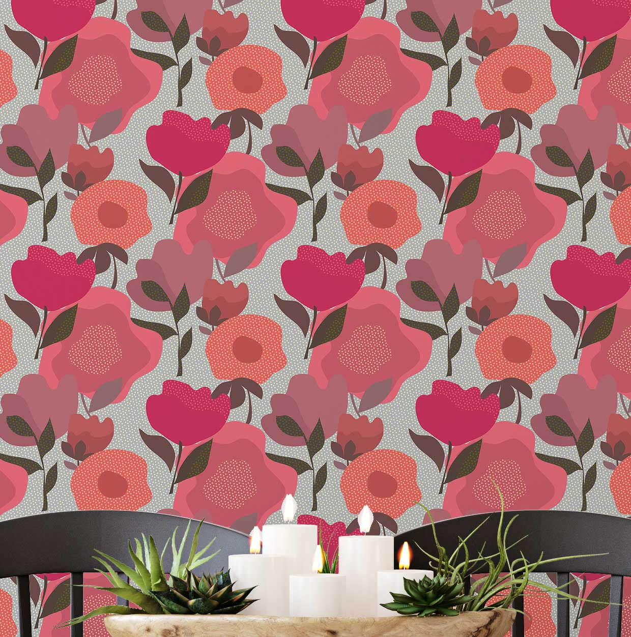 S4Sassy Removable Nature-Inspired Waterproof Wall Wrap, Finish ...