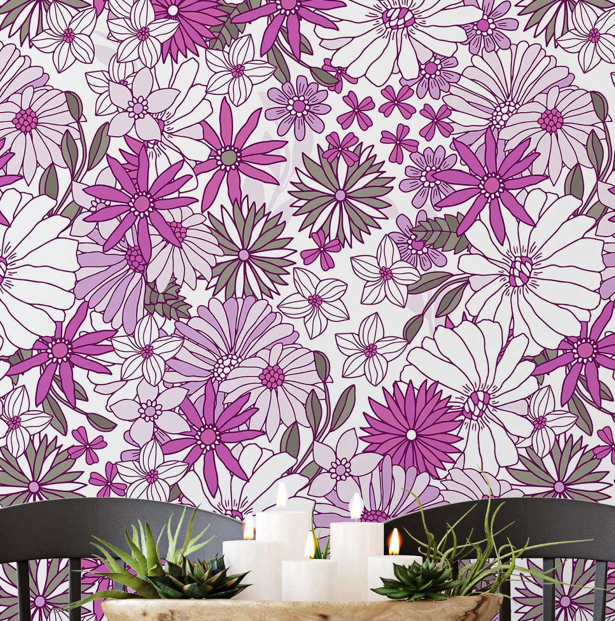 S4Sassy Removable Nature-Inspired Waterproof Wall Wrap, Finish ...