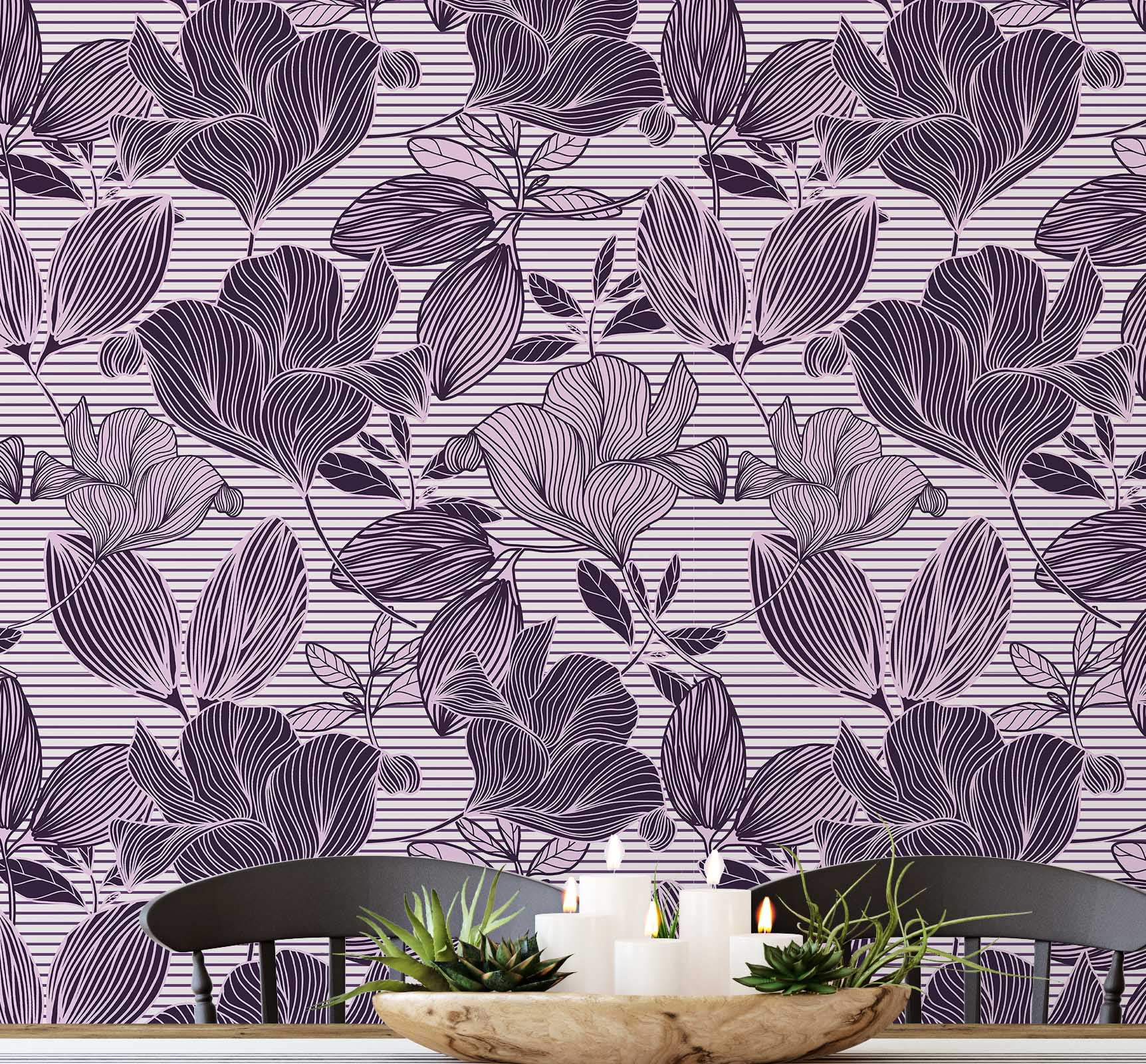 S4sassy Removable Nature-inspired Waterproof Wall Wrap, Textured Finish ...