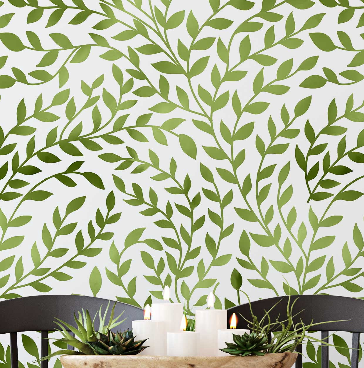 S4sassy Removable Nature-inspired Waterproof Wall Wrap, Textured Finish ...