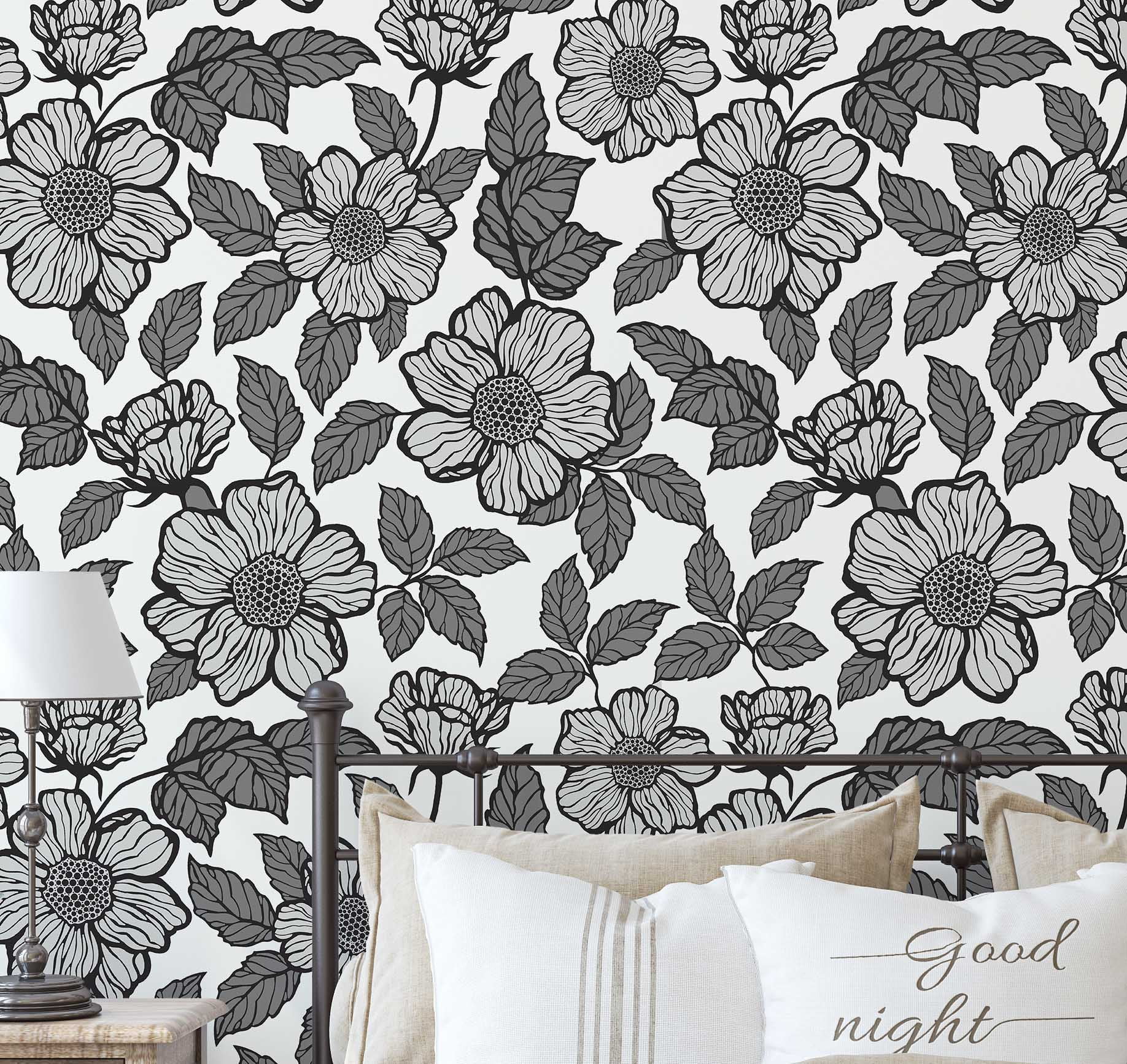 S4sassy Removable Nature-inspired Waterproof Wall Wrap, Wallcover ...