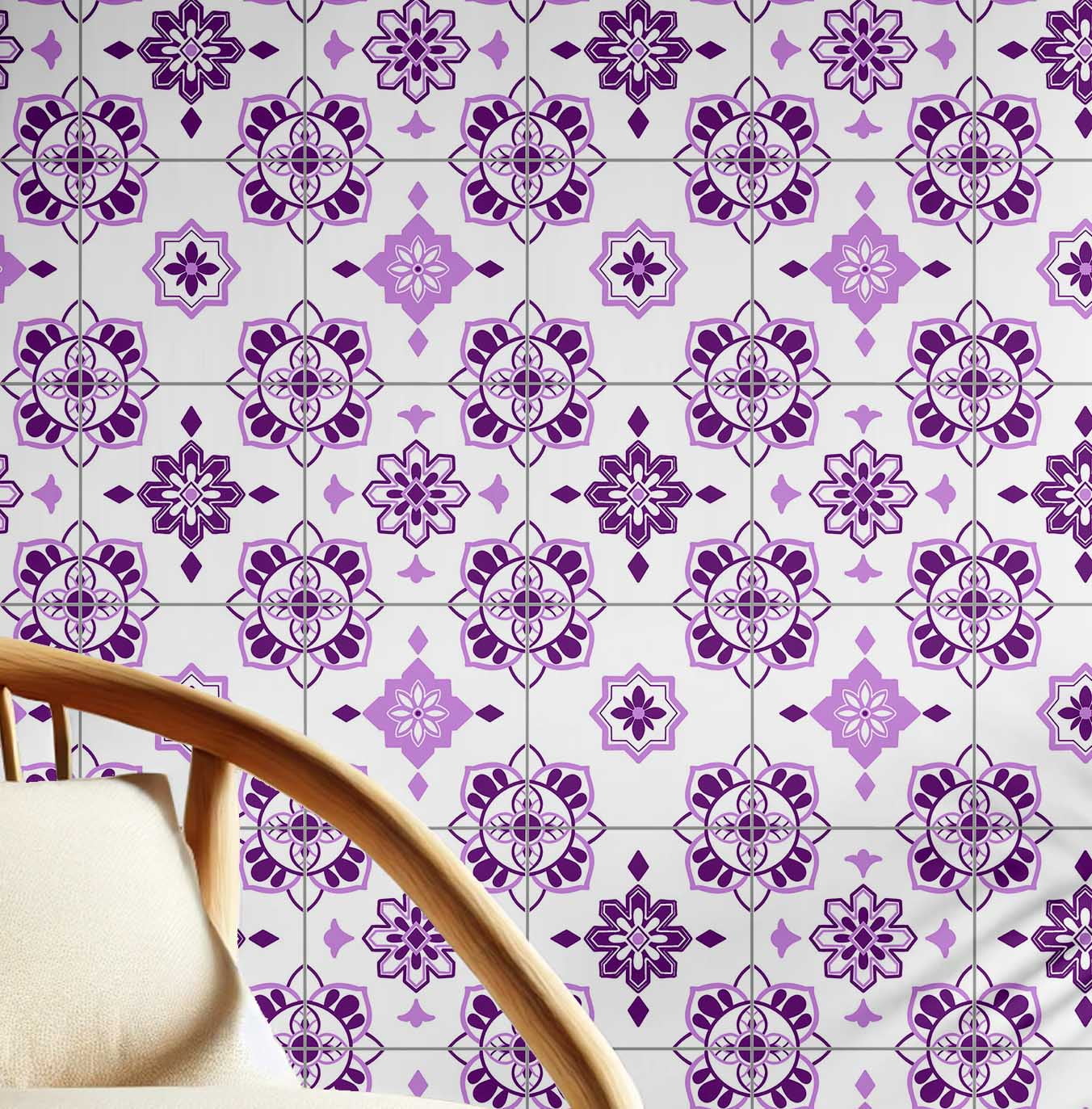 S4sassy Removable Vintage Style Waterproof Wall Wrap, Mosaic Tile ...