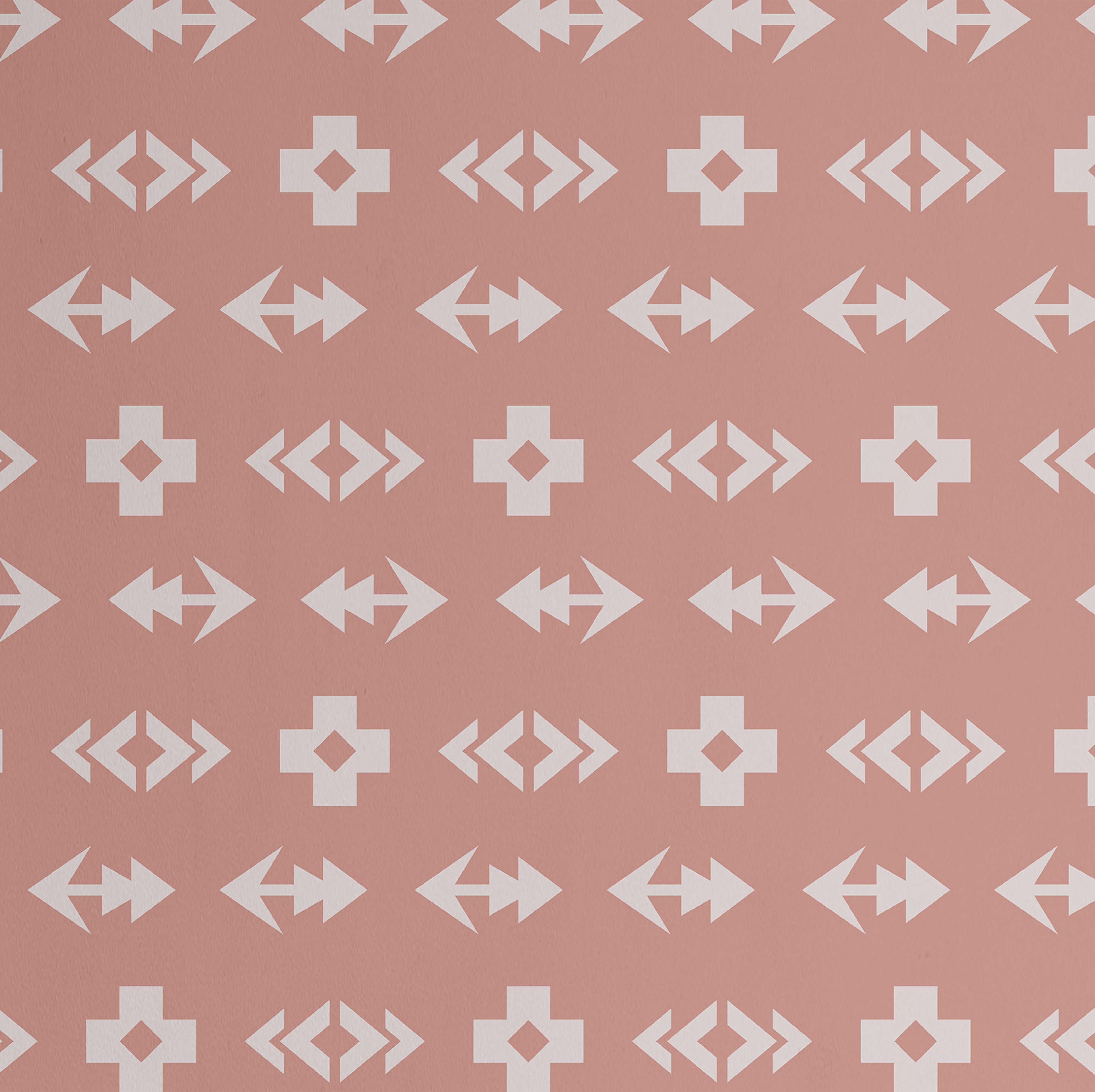 S4sassy Self-Stick Decorative Boho Wallpaper, Tribal Geometric Print ...