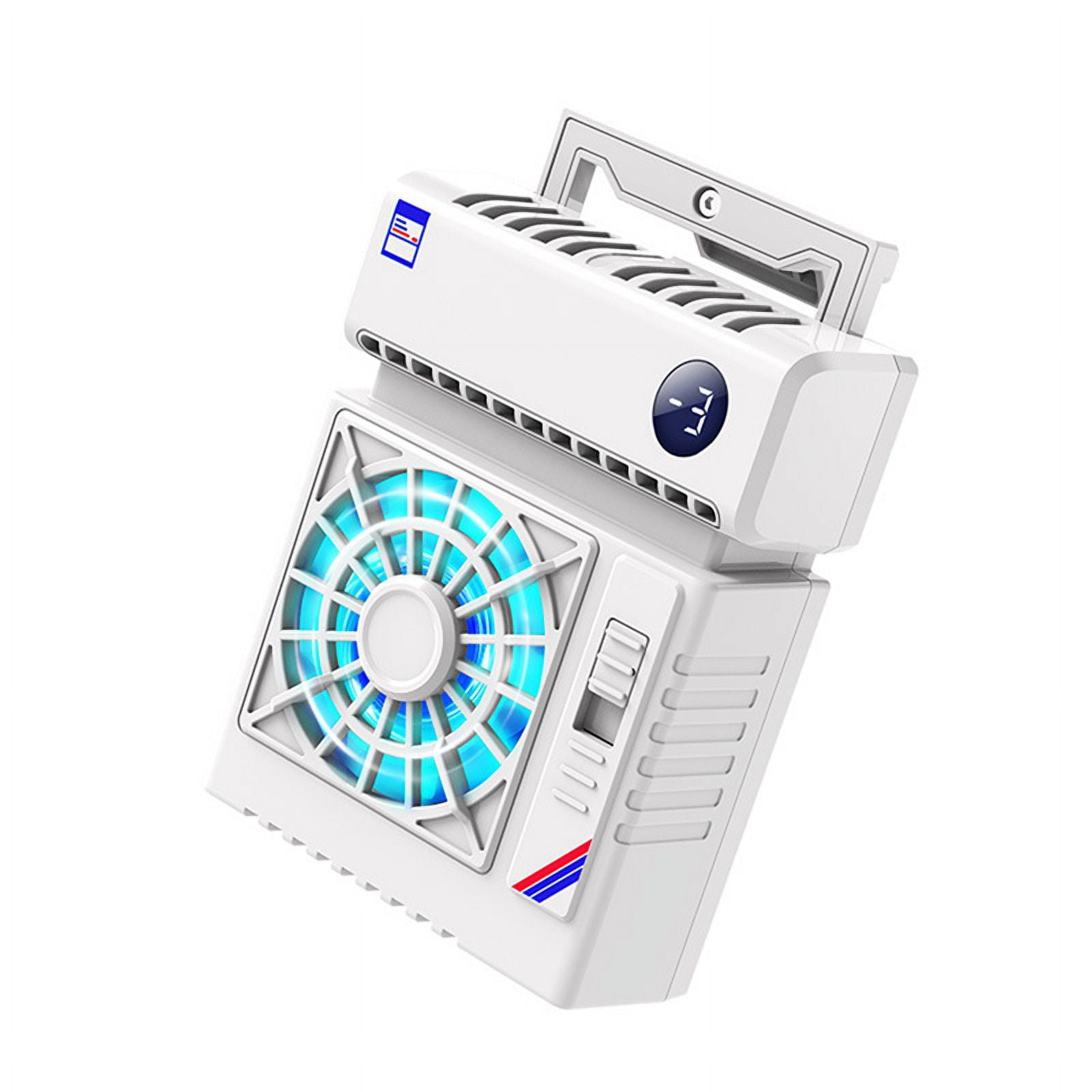 S5 Digital Display RGB Light Mobile Phone Cooler Cooling Fan Radiator ...