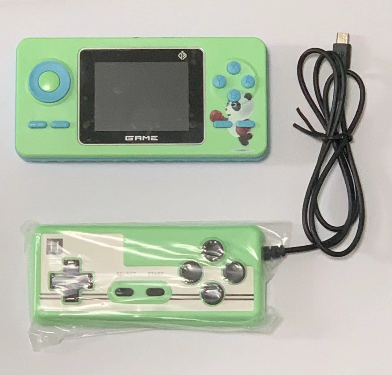 S5 Retro Classic Game Console Double Green Classic Gaming Console ...