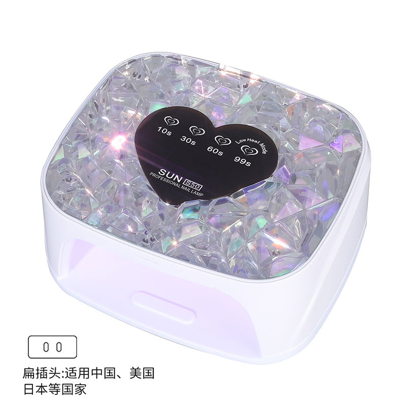 S50 Dual Light Source Nail Lamp - 168W Professional Nail Dryer with ...