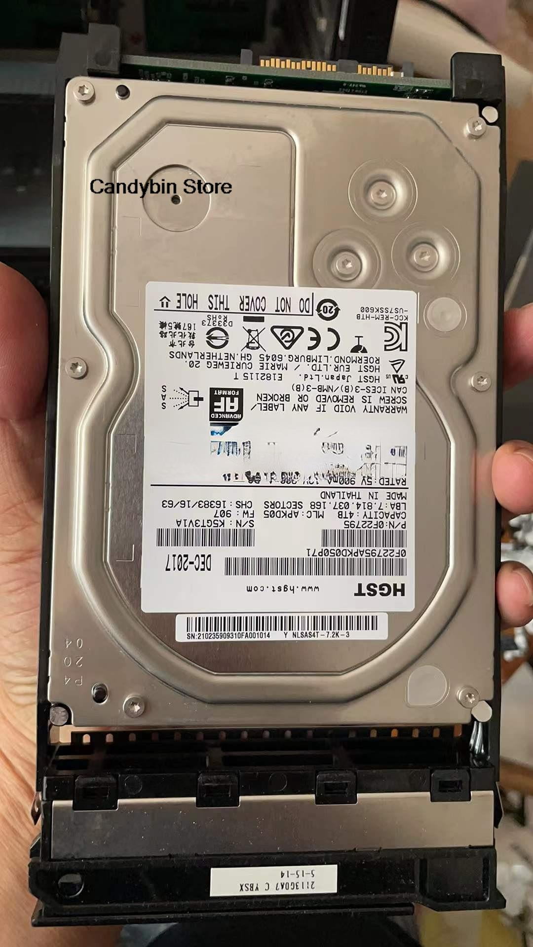 S5500T S2600T S5600T S2200T storage hard disk 4T SAS PN: 02359093 ...