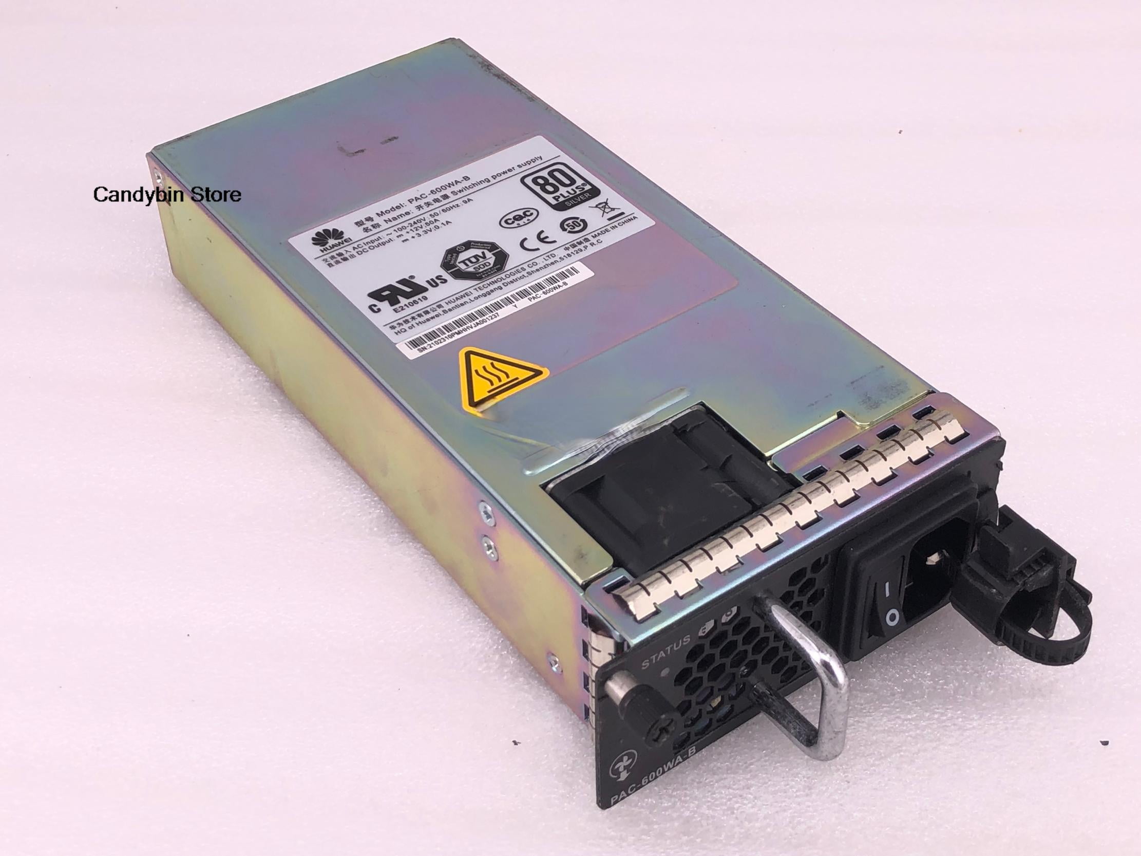 S5720-HI, S6720-HI, S6720-EI switch power supply PAC-600WA-B, 02310PMH ...
