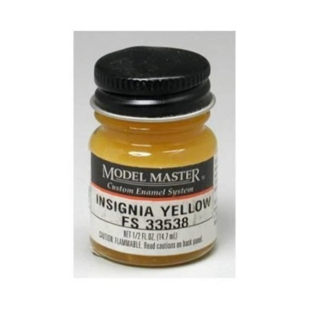 S6 1/2oz. Bottle Model Master Enamel Insignia Yellow - Walmart.com