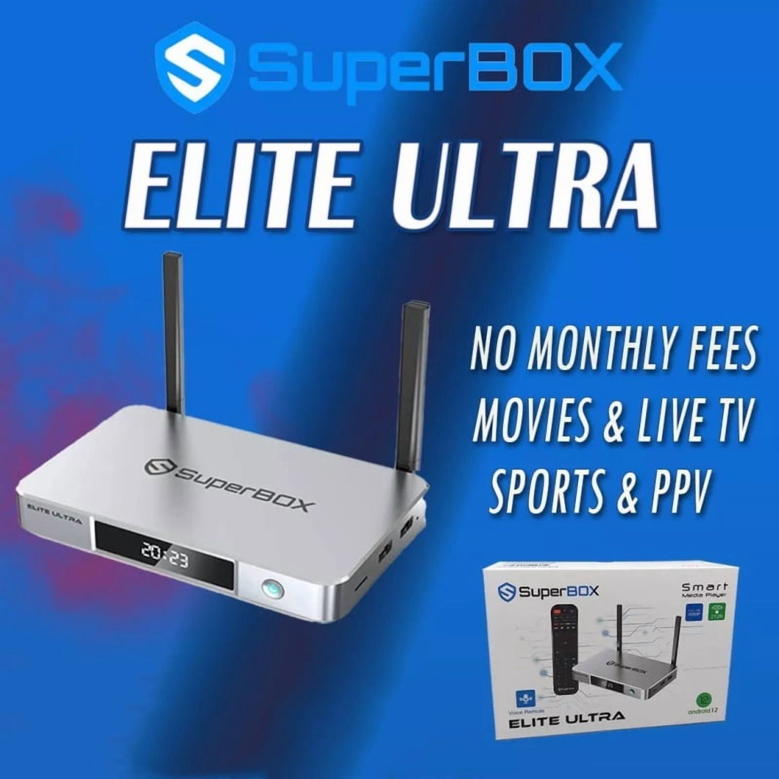 S6 Elite Ultra Superbox for TV 2025 Fully Loaded, Wireless Voice Remote ...