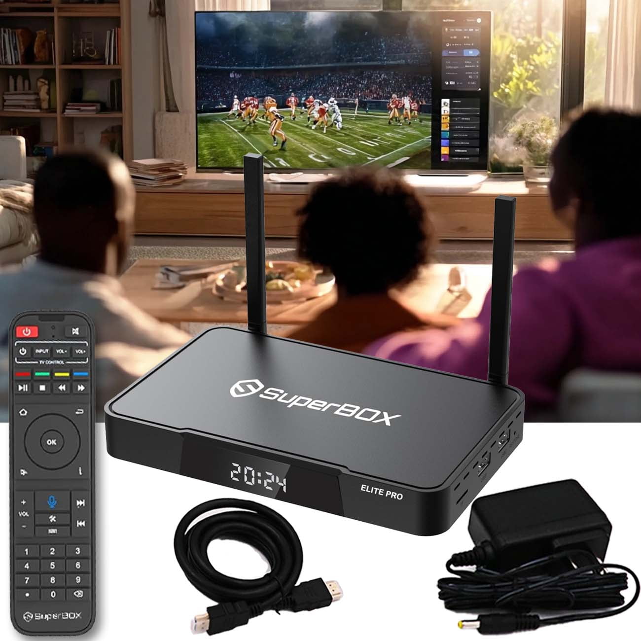 SuperBox Elite PRO Fully Loaded, Elite PRO TV Box with 4GB RAM, 64GB ...