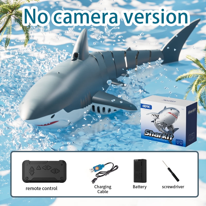 Nobrand Smart Rc Shark Spray Water Toy Remote Controlled Boat - Walmart.com
