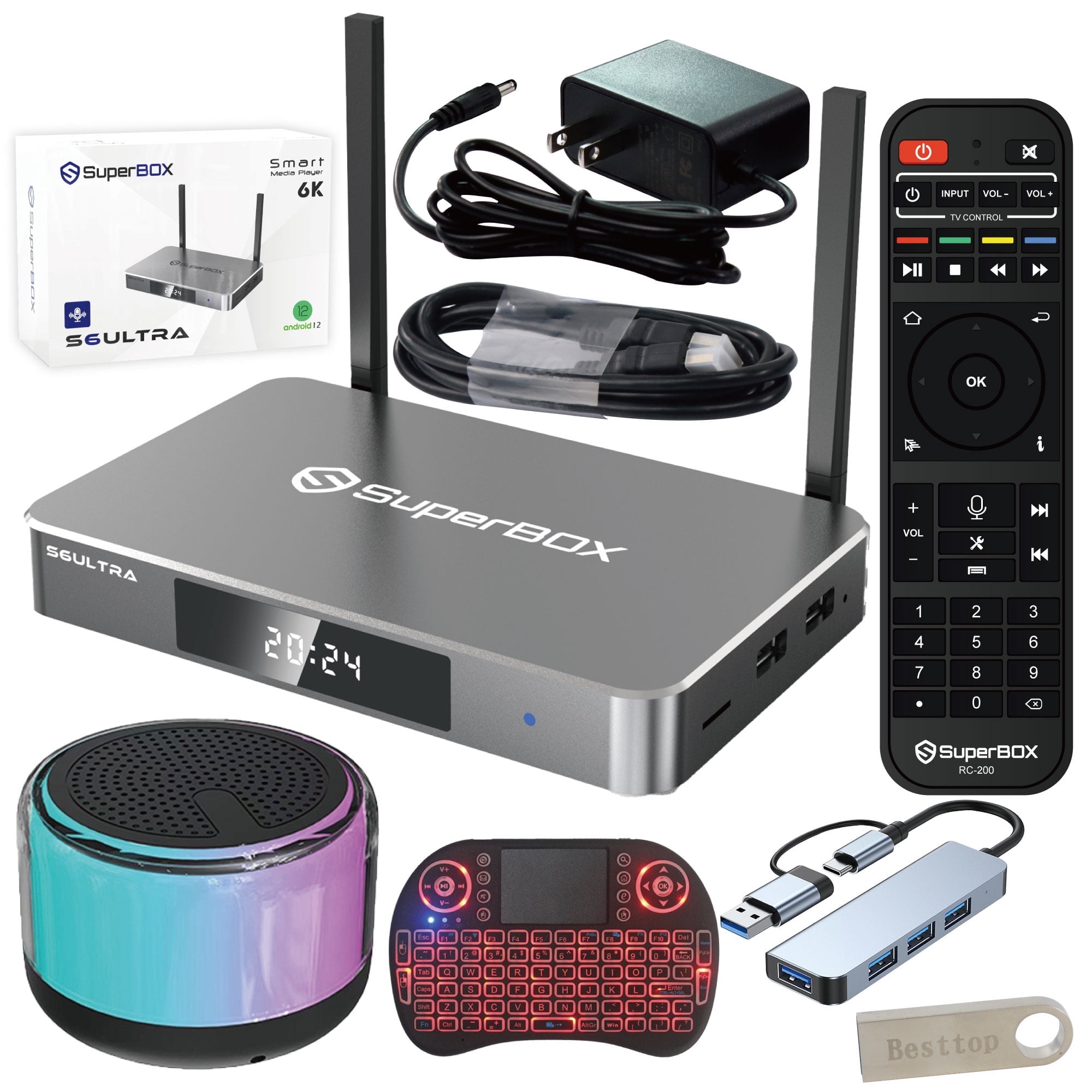 Latest S6 Ultra Super Box 2025 Fully Loaded, Built-in Voice Control ...