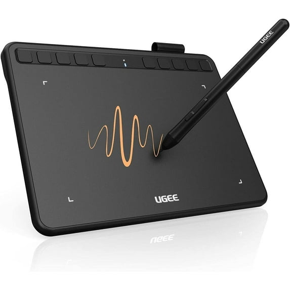 S640 Graphics Drawing Tablet, Digital Draw Art Pad with Pen Battery ...