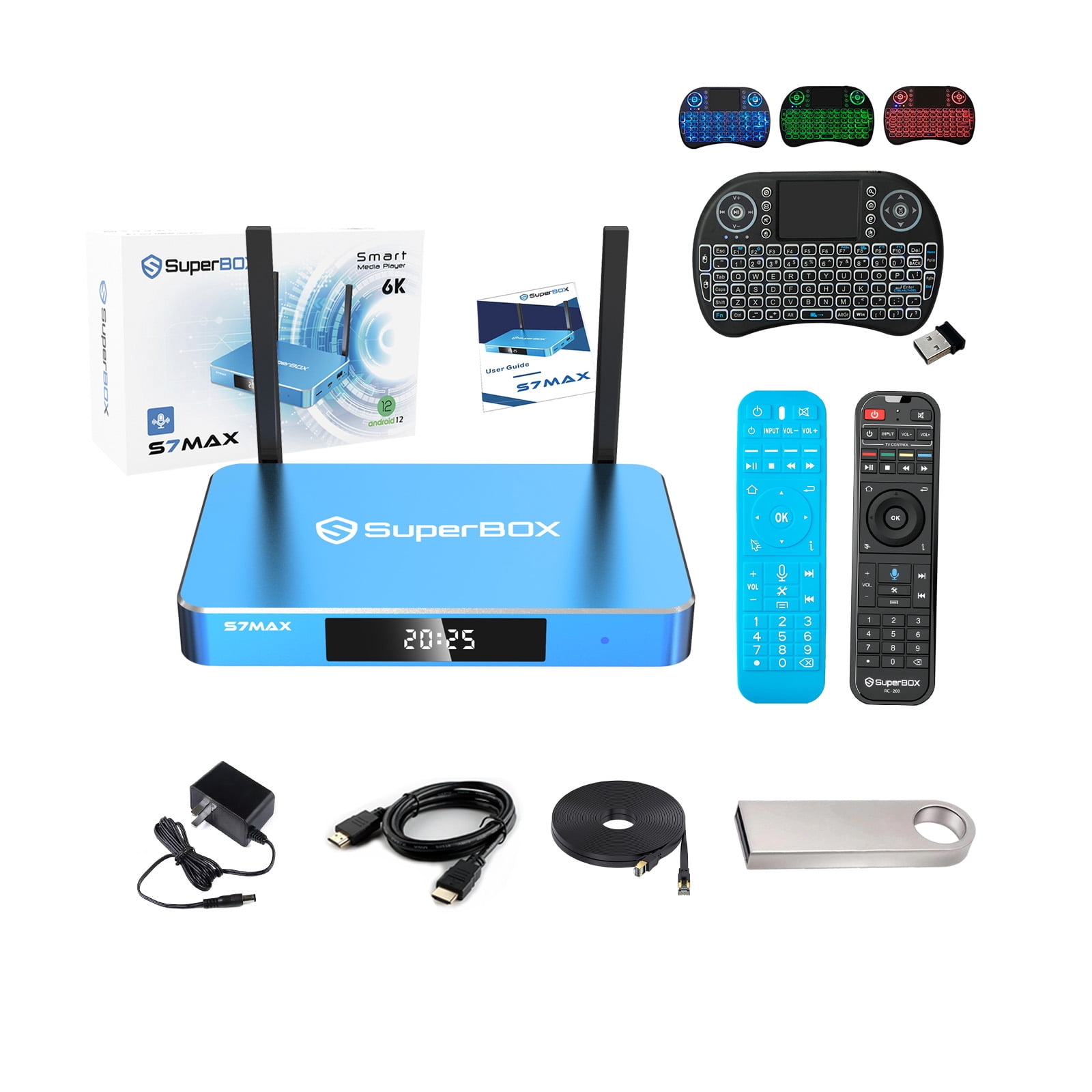 S7 MAX Superbox Fully Loaded 2026 Super Box Built-in Voice Control ...