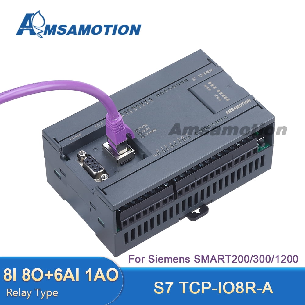 S7 TCP-IO8R-A RTU Expand Relay Ethernet High Speed Communication Module ...