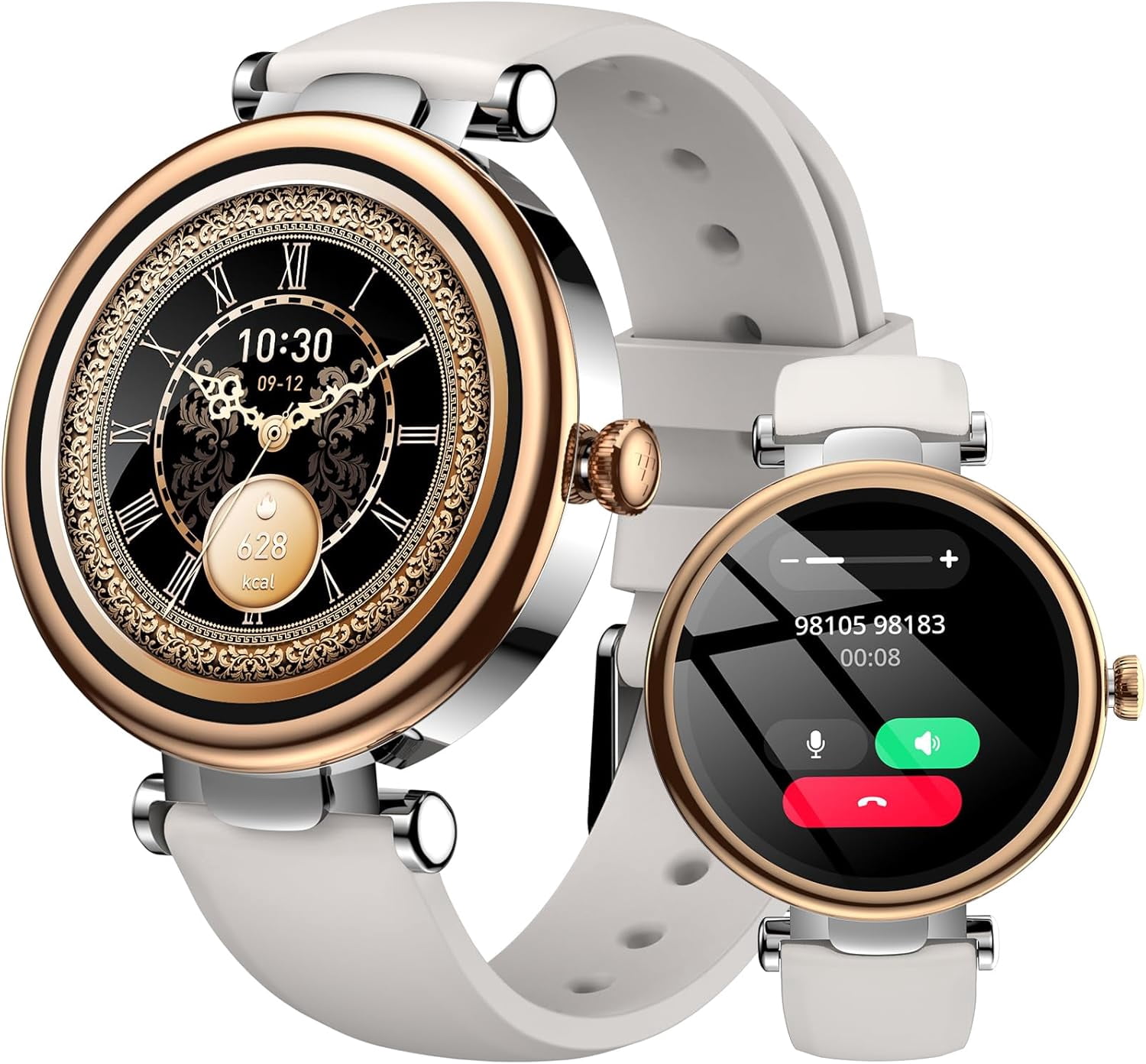 S8 AMOLED Smart Watch for Women, 1.32" HD Color Screen, Heh Tracker ...
