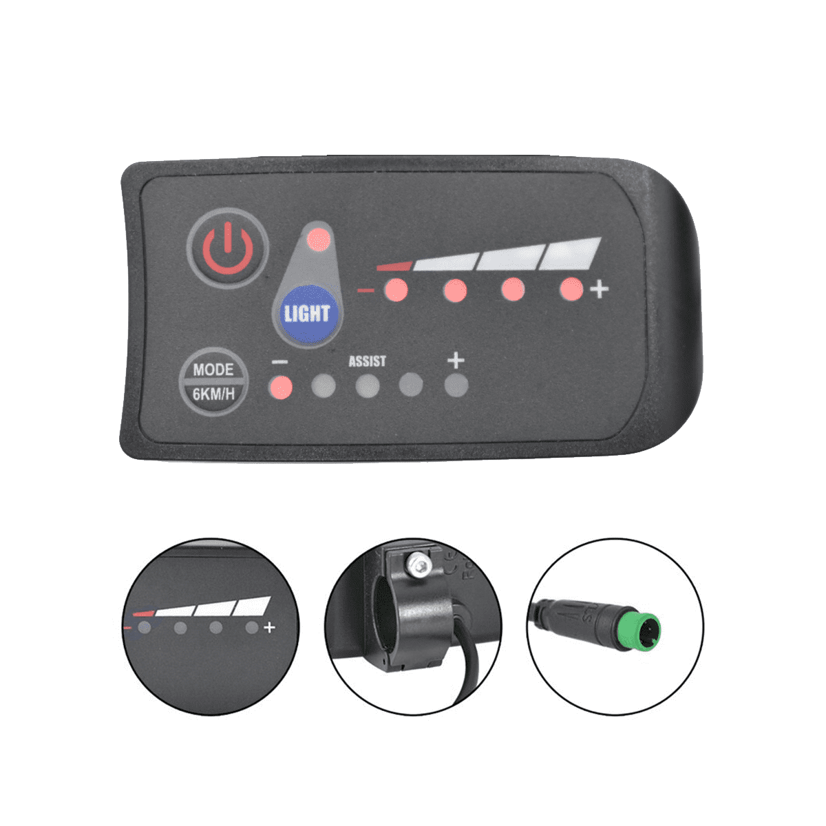 S810 E-Bike Meter LED Display+36V 350W Sine Wave Controller for ...