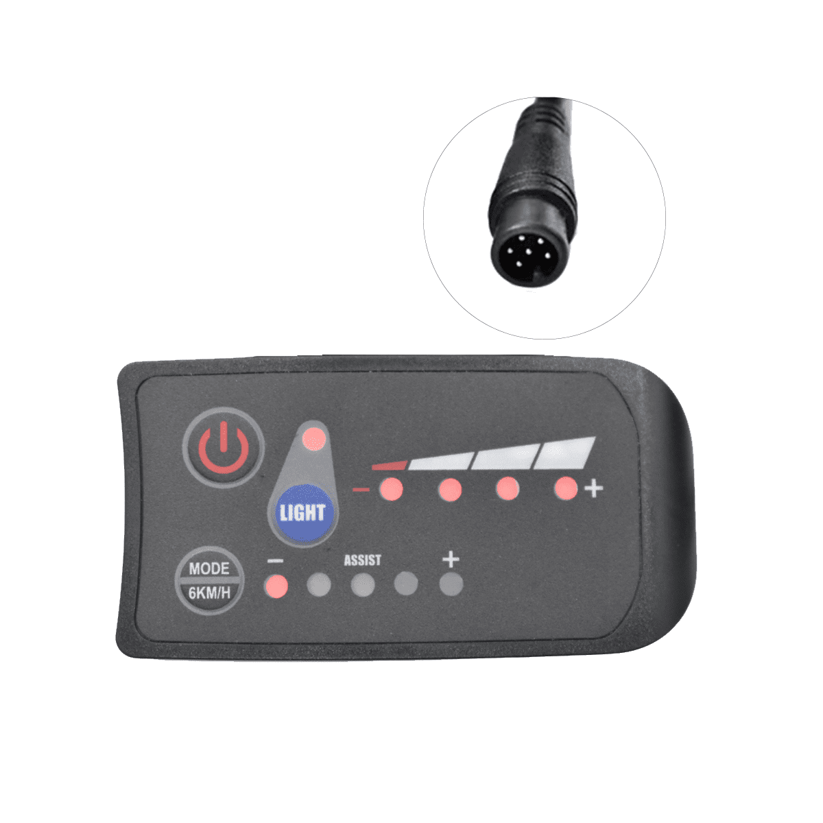 S810 E-Bike Meter LED Display 48V IP65 UART Protocol for Electric Bike ...